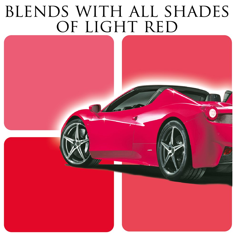 Diamond Custom - Light Red Paint Restorer | 3 in 1 Red Vehicle Paint ...